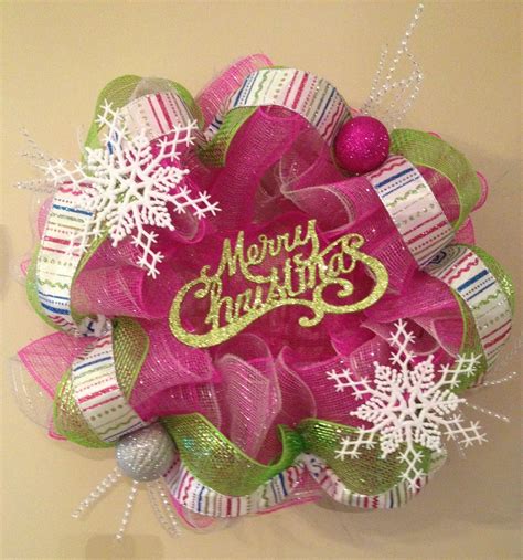 Deco Mesh Wreath Made On Coat Hanger Coat Hanger Deco Mesh Wreaths