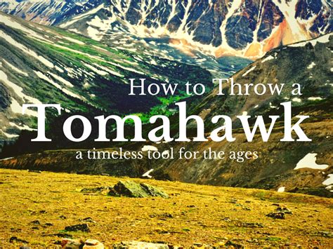 Throwing Tomahawk Artofit
