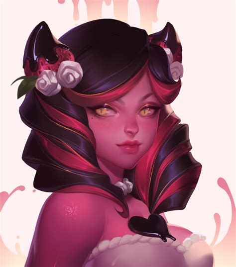 ♥『league Of Legends』♥ — Sugar Rush Evelynn By Nhi Tophung