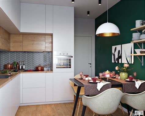Современный стиль в кухне | Kitchen scandinavian style, Kitchen ...