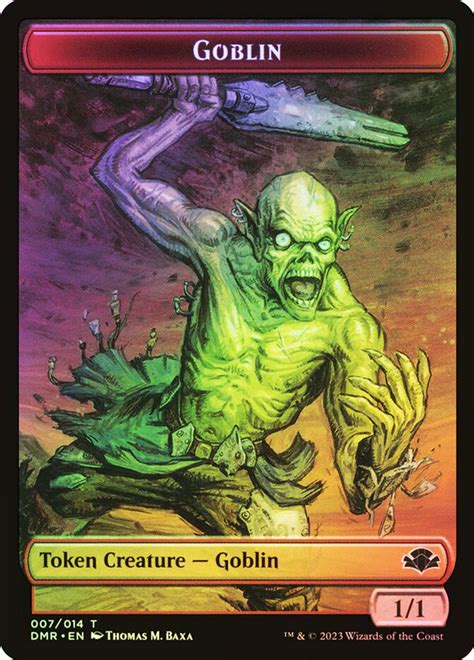 Goblin Token Marit Lage Token Dominaria Remastered Star City