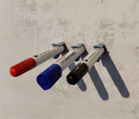 Magnetic Whiteboard Marker Holder By Svenkw Download Free Stl Model