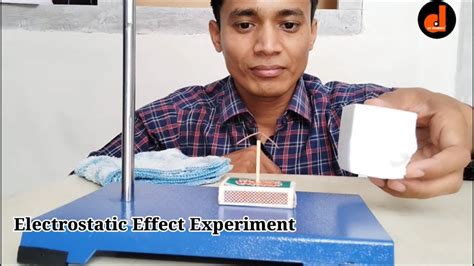 Electrostatic Effect Experiment Charging By Fraction Youtube