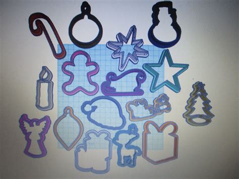 Christmas Cookie Cutters By Chessandjesus Download Free Stl Model