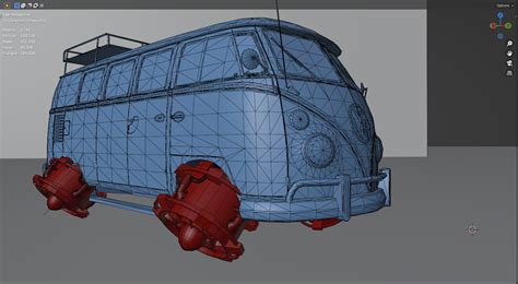 Artstation Bus Levitating Game Assets