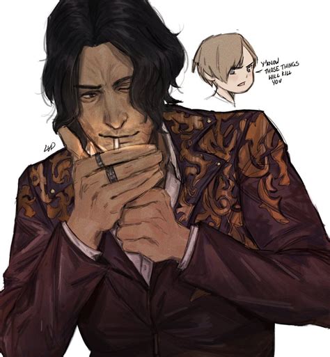 Leon S Kennedy And Luis Sera Resident Evil And 2 More Drawn By