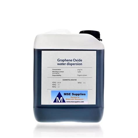 Mse Pro 10 L Monolayer Graphene Oxide Water Dispersion 4 Mgml