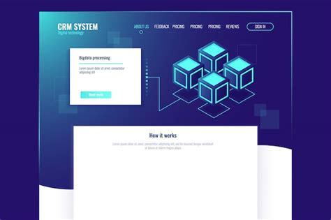 Free Vector Web Site Page Template Abstract Digital Technology Element Server Room