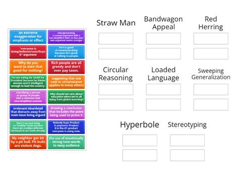Logical Fallacies Group Sort