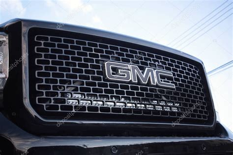 Nueva York Ny 7 De Octubre De 2021 Parrilla Frontal Gmc Sierra