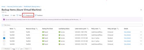 Vm バックアップを移動する Azure Backup の標準から拡張ポリシーへ Azure Backup Microsoft Learn