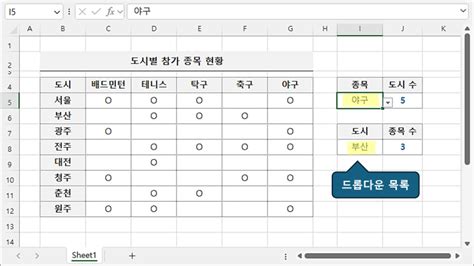 엑셀의 2차 데이터 테이블에서 행별 열별로 체크된 항목의 개수를 세려면 엑셀 Count Index Match 함수 네이버 블로그