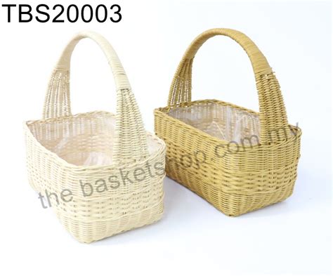 Tbs20003 Rectangle Rattan Basket Natural