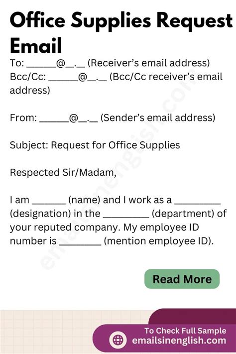 Office Supplies Request Email Email Requesting Office Supplies En 2024