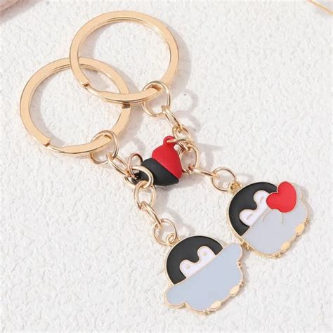 Couple Keychain Cute Matching Keychains For Couples Penguin Keychain