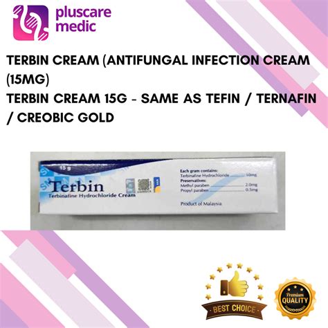 Terbin Cream Antifungal Cream 15mg Shopee Malaysia