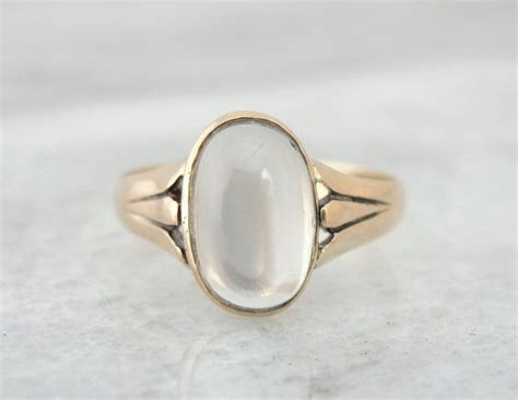 Beautiful Antique Yellow Gold Moonstone Ring Xam0hd D Etsy Gold