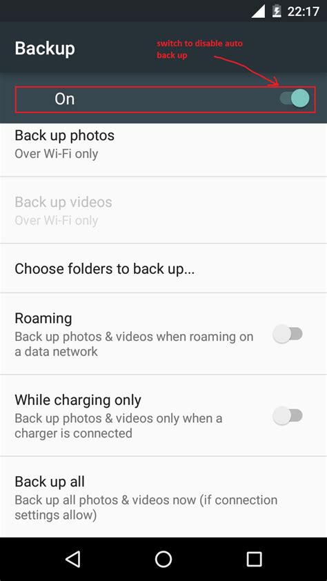 How To Disable Auto Backup Of Photos On Android In A Minute