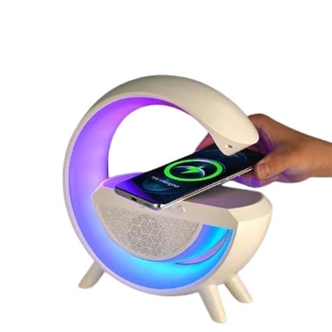 G Shape Multifunctional Google Speaker Wireless Charger Speaker Watt Fast Charging Speaker