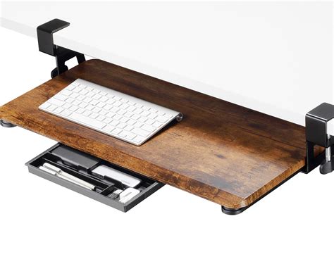 Ethu Keyboard Tray 26 77 X 11 81 Large Size Keyboard Tray Under Desk