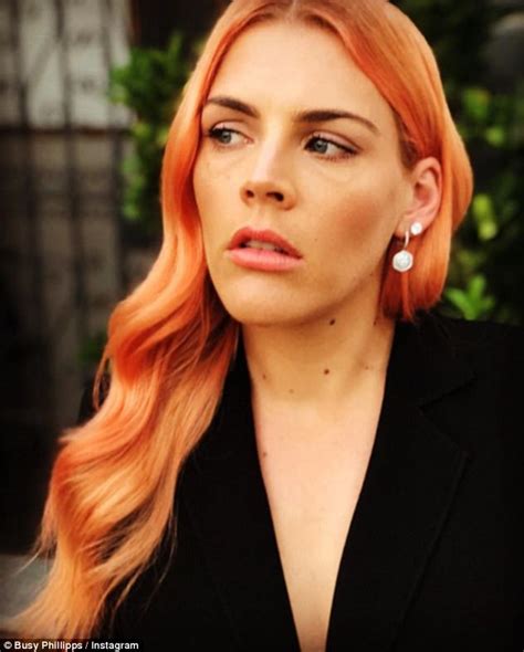 Busy Philipps Dazzles In A Vibrant Jumper And Mini Skirt Daily Mail