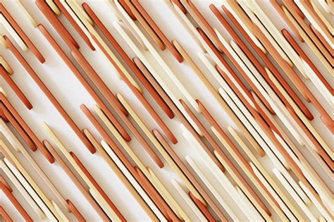 무작위 갈색 줄무늬가있는 추상 흰색 사각형 배경 대각선 어두운 큐브 텍스처 타일 벽으로 현대 기하학적 다각형 정면보기 3d 렌더링 3d 그림 0명에 대한 스톡 사진 및 기타