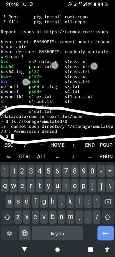 Problem With File Access Rtermux