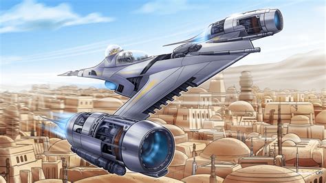 Mandalorian N 1 Starfighter Fanart By Otis Artofit