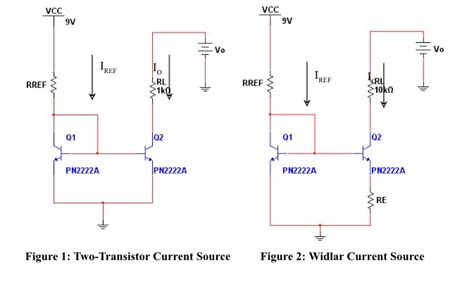 Solved Part I The Two Transistor Current Source 1 Design A