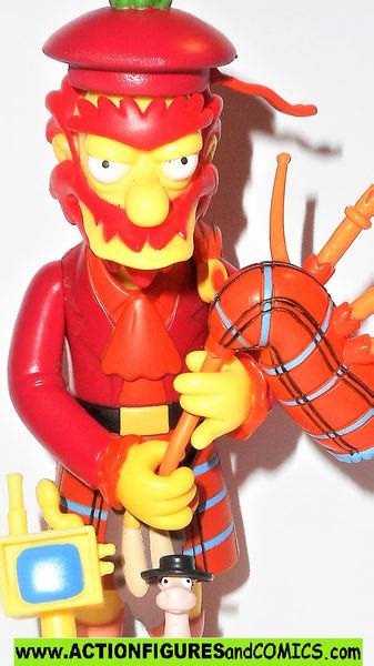 Simpsons Groundskeeper Willie In Kilt 2003 Series 14 Wos Action Figure