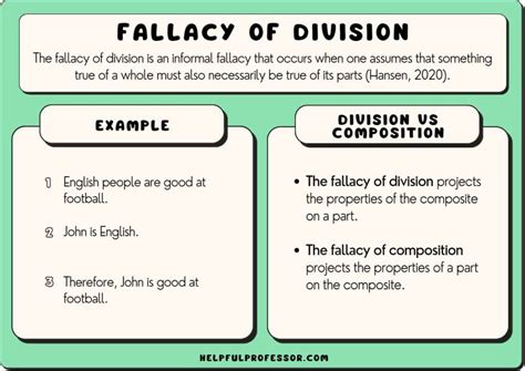 10 Fallacy Of Division Examples 2025