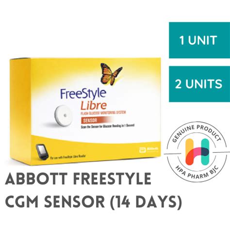Freestyle Libre Continuous Glucose Monitoring Sensor 14 Days Shopee