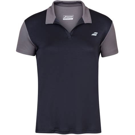 Babolat Play Polo Tennis T Shirt Womens Blackblack
