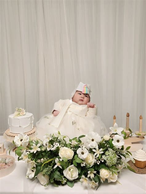 아기 백일상 엄마표 셀프백일상 차림 대여로 완성했어요 네이버 블로그