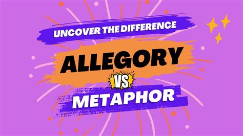 Allegory Vs Metaphor Understanding The Difference Youtube