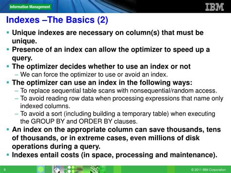 Ppt Rdbms Fundamentals Indexing Powerpoint Presentation Free