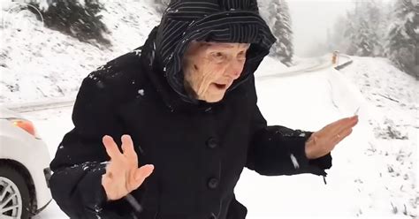 101 Year Old Mom Wants Out Of The Car Immediately Son Records Footage
