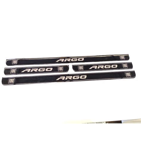 Protetor Soleira Da Porta Emblema Adesivo Fiat Argo Shopee Brasil