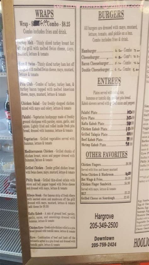 Online Menu Of Hooligans Restaurant Restaurant Tuscaloosa Alabama