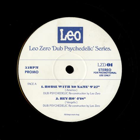 Various Leo Zero Dub Psychedelic Series