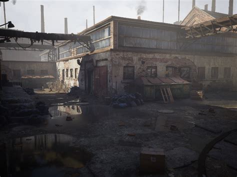 Unreal Engine 4 废弃厂房 日 夜场景 Ue4场景设计 Michael Myfo 站酷zcool