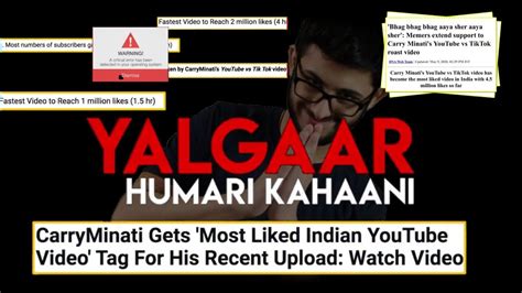 Yalgaar Full Episode Carryminati On Yalgaar Meri Kahani Carryminati