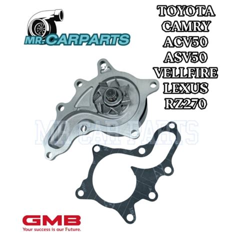 Gmb Brand Toyota Camry Acv50 Asv50 Vellfire Lexus Rz270 Water Pump