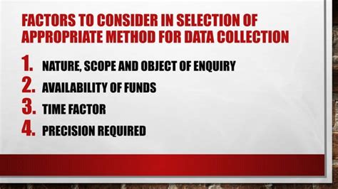 Methods Of Data Collection And Presentation Pptx