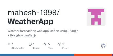 Github Mahesh 1998weatherapp Weather Forecasting Web Application