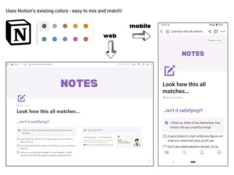 notion headers for beginners minimalists color nerds notion template colors starter kit for