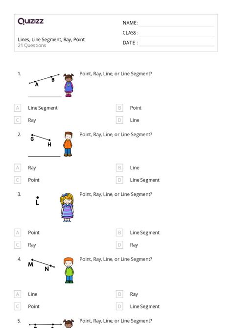 50 lines worksheets for 3rd class on quizizz free and printable