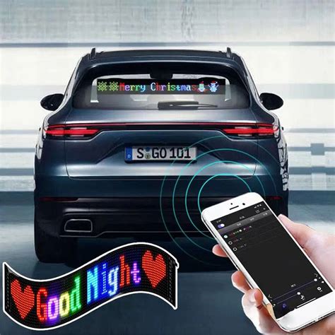 Custom Bluetooth LED Car Sign Myhousesproduct