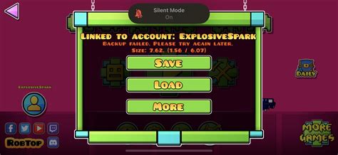 Cant Save My Progress Rgeometrydash