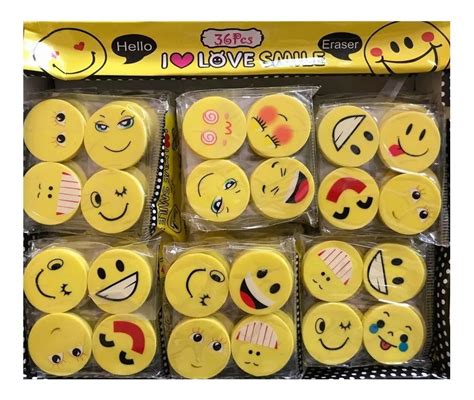 Kit De 144 Borradores Emoji Goma De Borrar Meses Sin Intereses